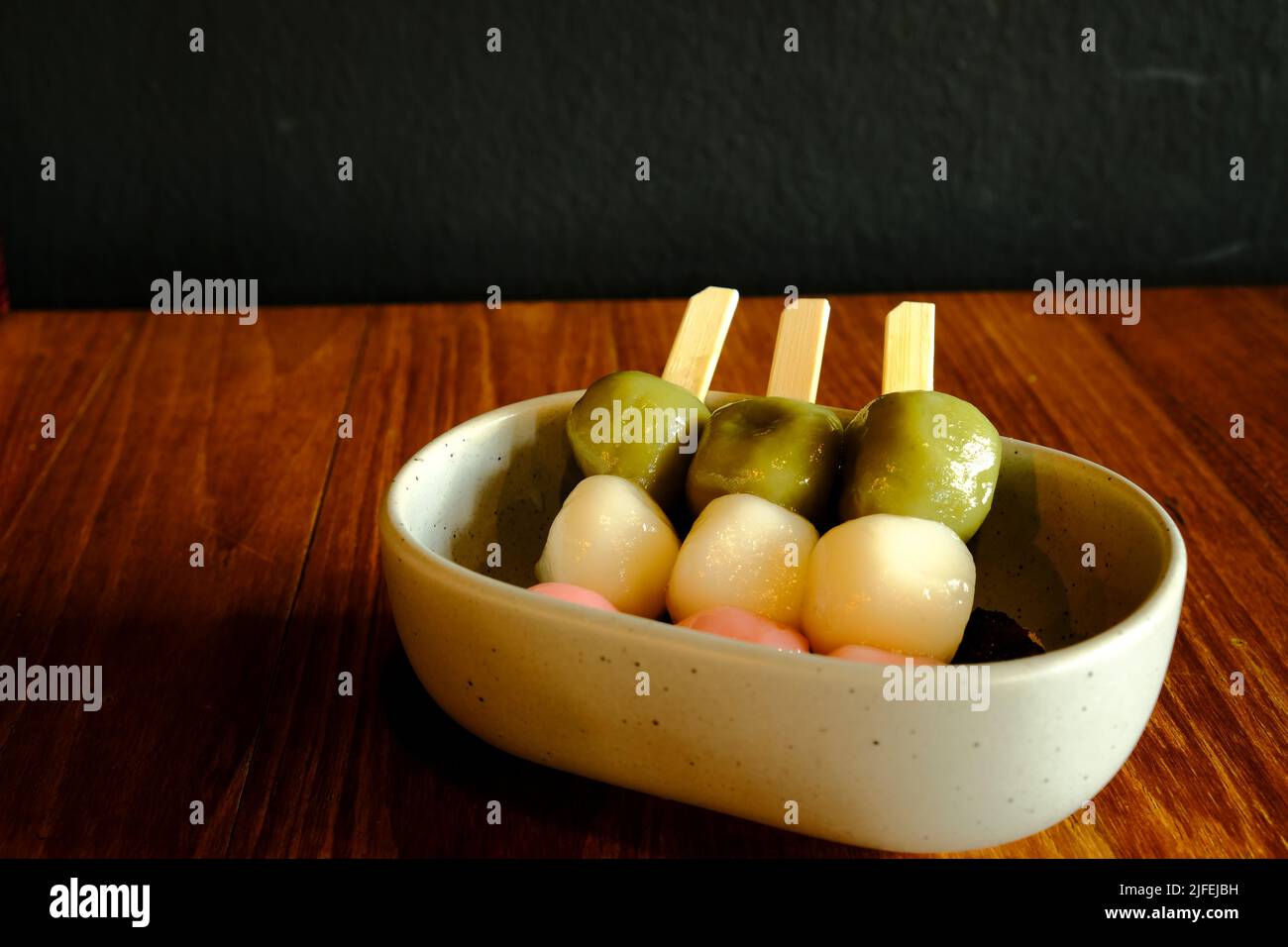 Color Dango in ceramic bowl Japanese dumping good tesr food travel ...