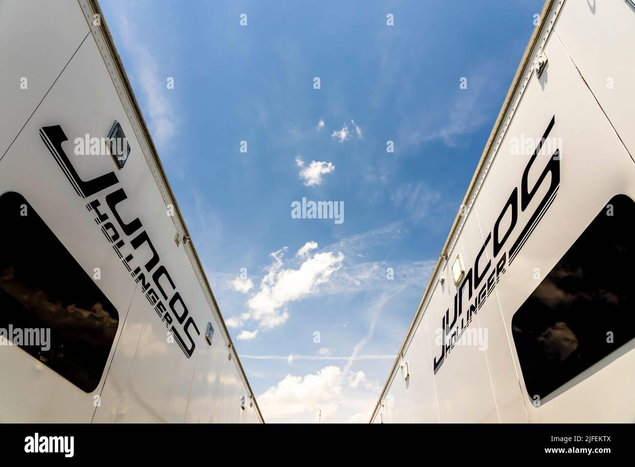 July 1, 2022, Lexington, OH, United States of America: Crew members of ...