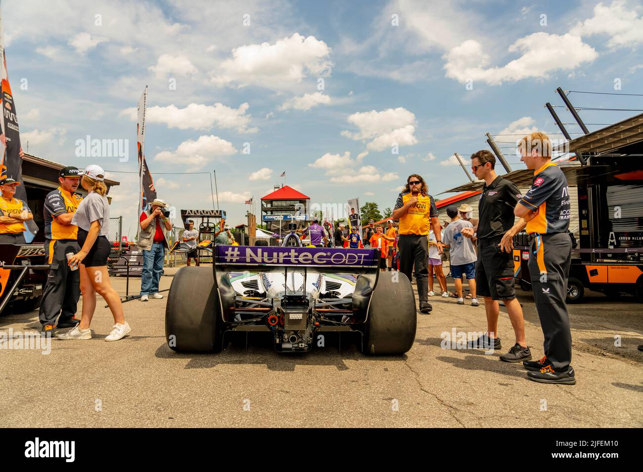 July 1, 2022, Lexington, OH, United States of America: Crew members of ...