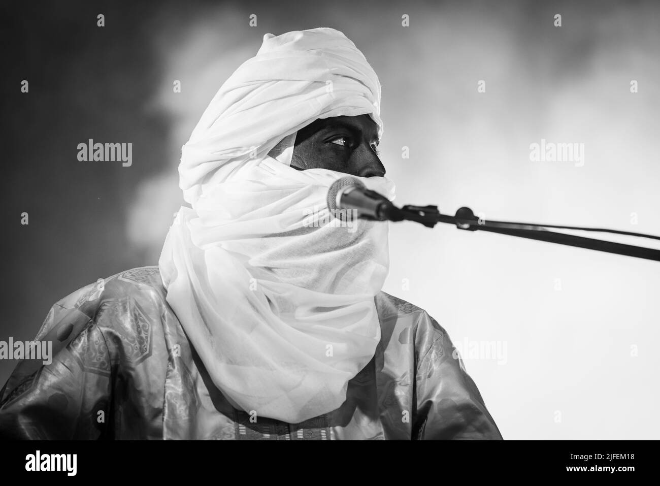 Algerian music festival Black and White Stock Photos & Images - Alamy