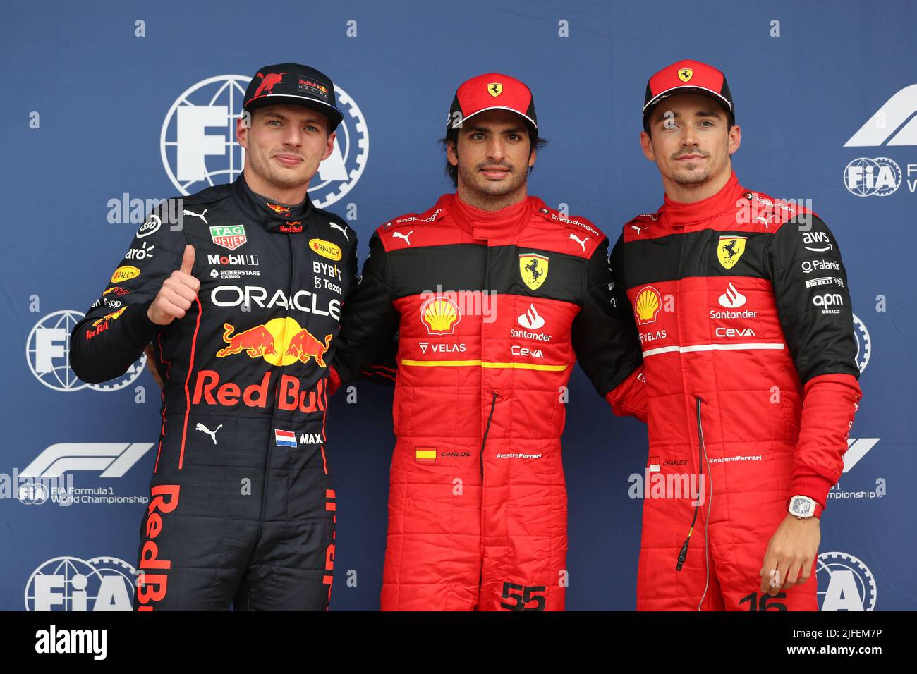 Leclerc sainz verstappen hi-res stock photography and images - Alamy