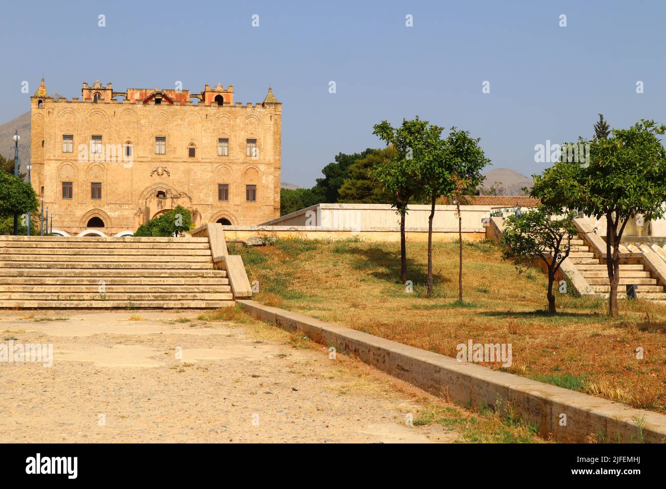Palermo, Sicily (Italy): Palace of the Zisa, Arab-Norman Architecture ...