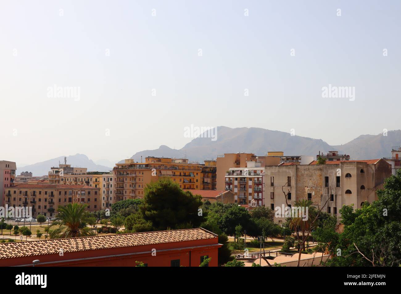 Palermo, Sicily (Italy): Panoramic view of Palermo Stock Photo - Alamy