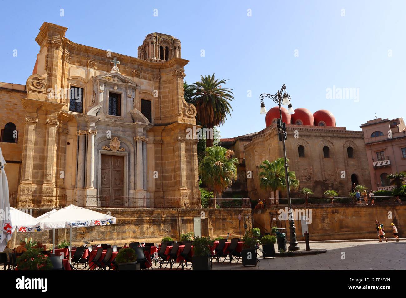 Palermo, Sicily (Italy): Church of Santa Maria dell'Ammiraglio, called ...