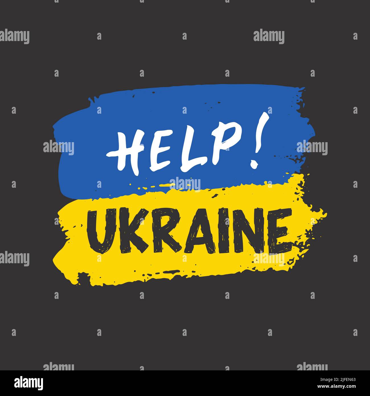 Pray for Ukraine. concept of praying for peace in Ukraine with blue and ...