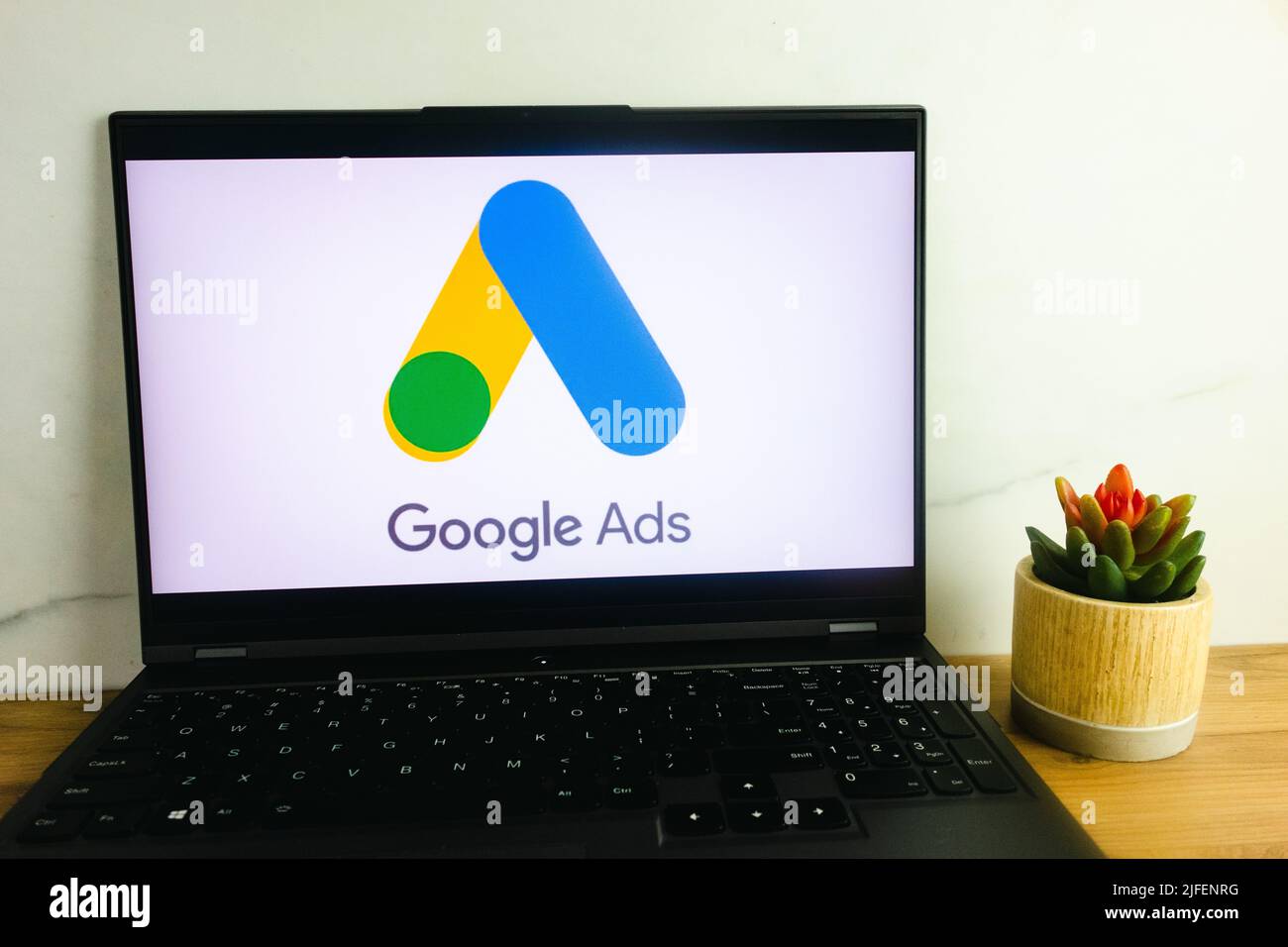 KONSKIE, POLAND - July 02, 2022: Google Ads app logo displayed on ...