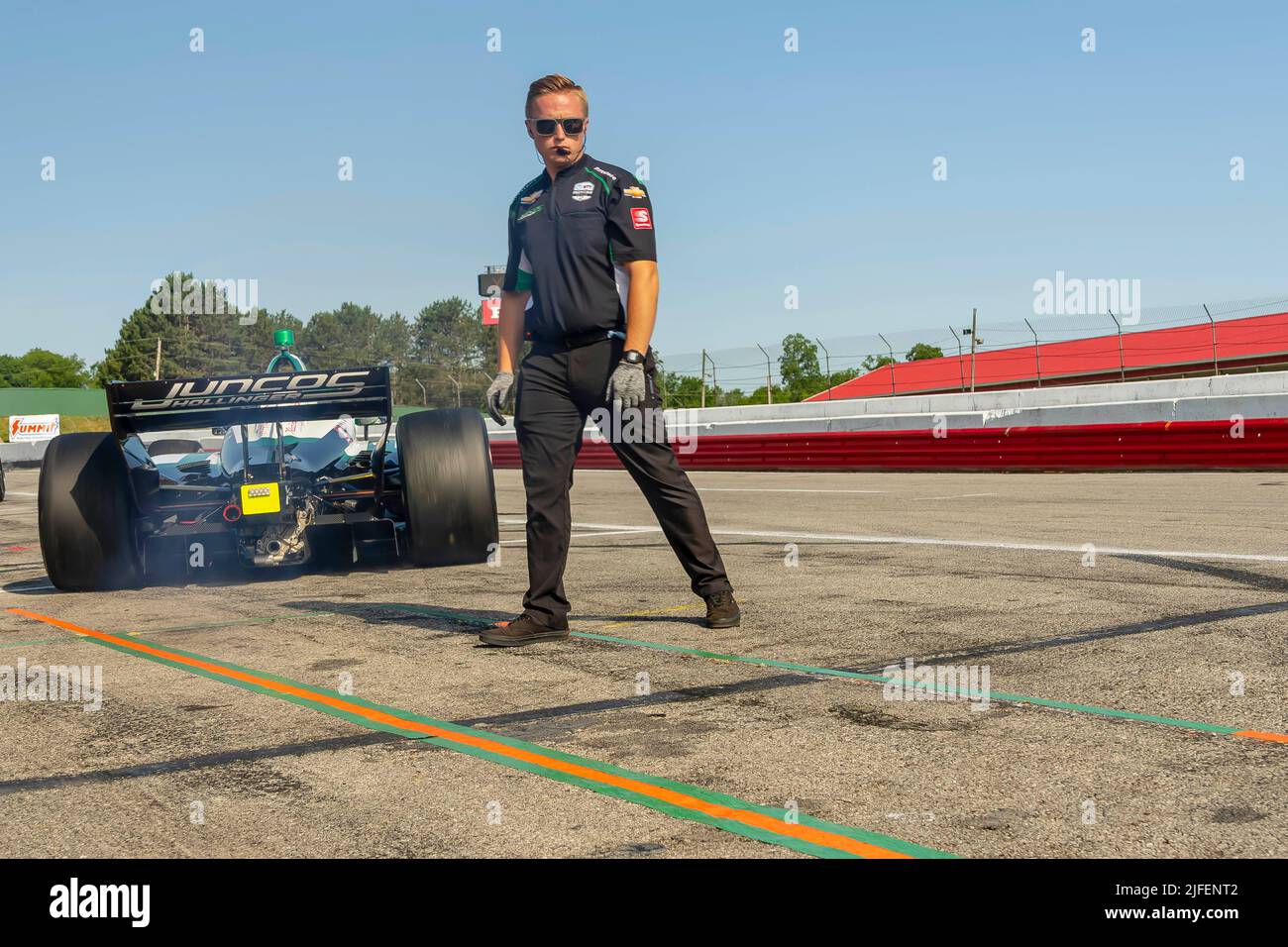 July 2, 2022, Lexington, OH, United States of America: Crew members of ...