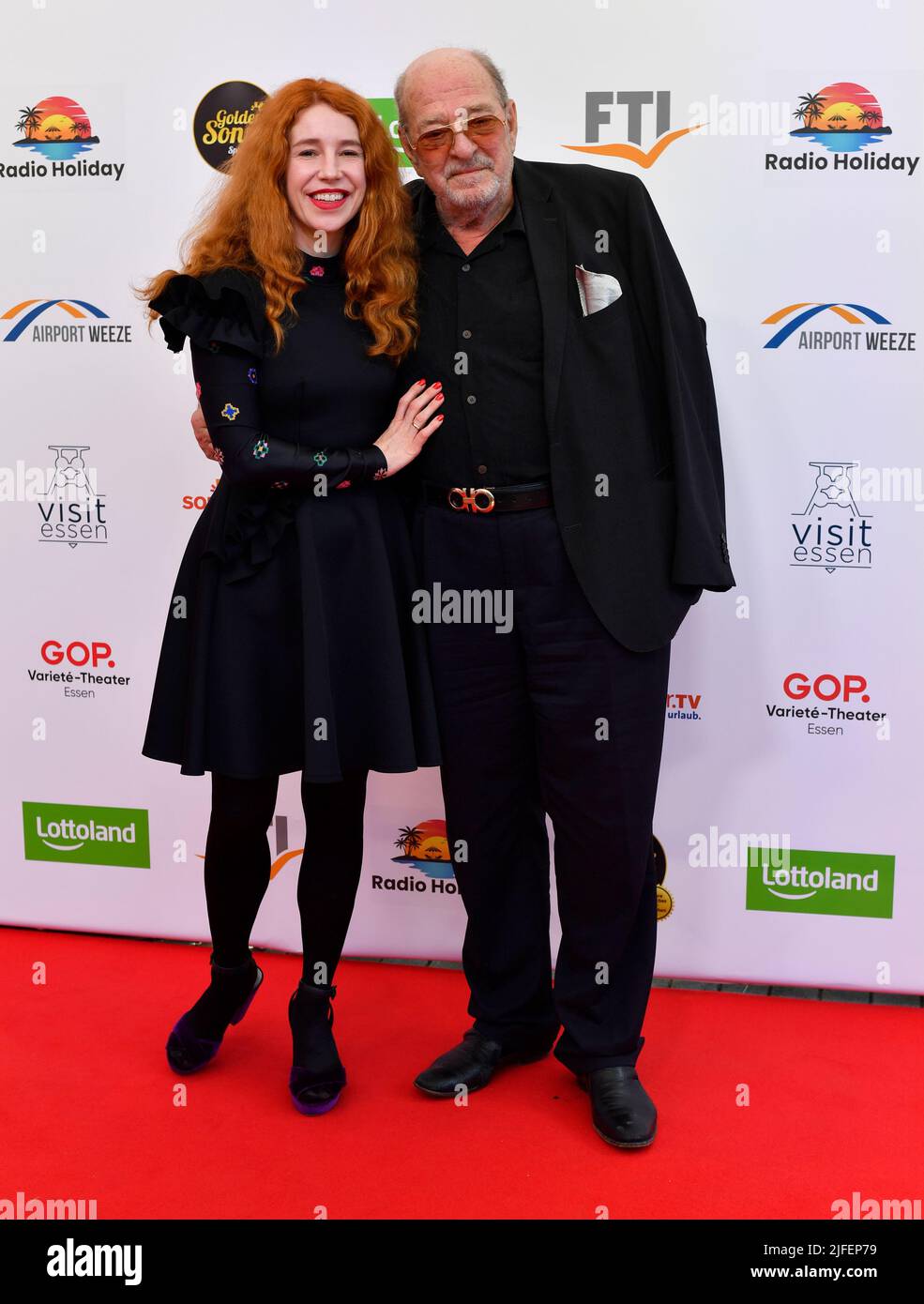 Essen, Germany. 02nd July, 2022. Composer Ralf Siegel and his wife ...
