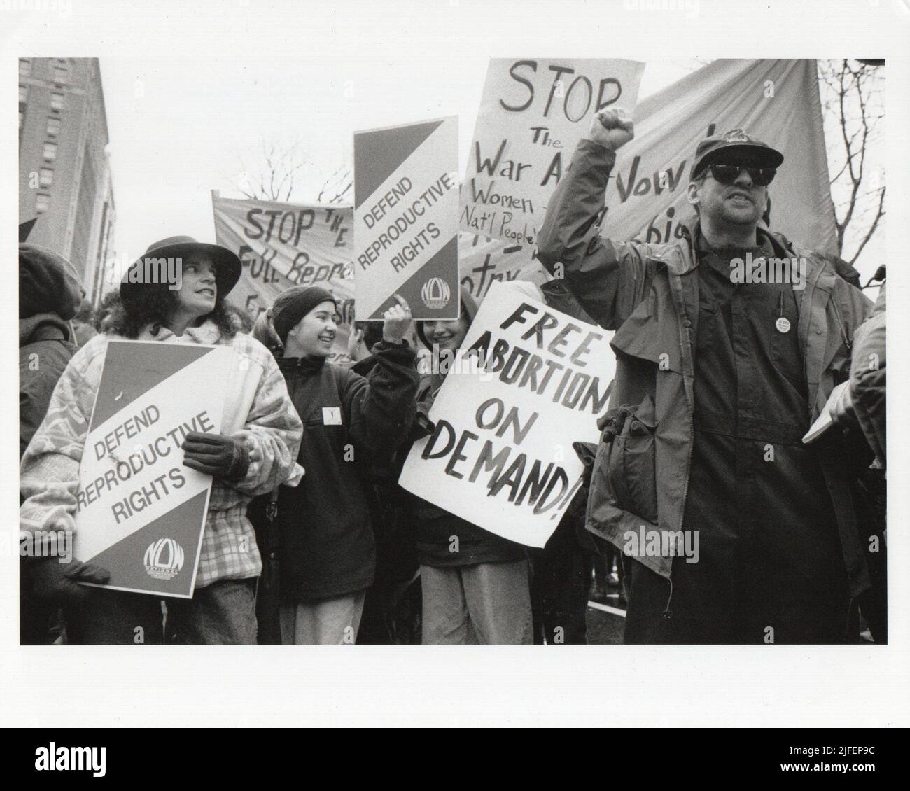 January 22, 1995, Boston, Massachusetts, U.S: Pro Choice supporters ...