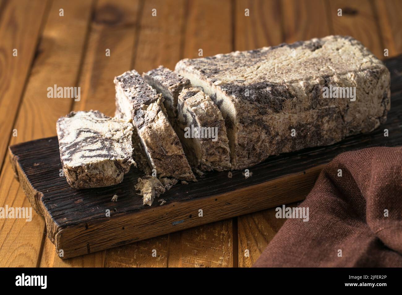 Traditional oriental dessert sweet halva. Halva made from sunflower seeds Stock Photo - Alamy