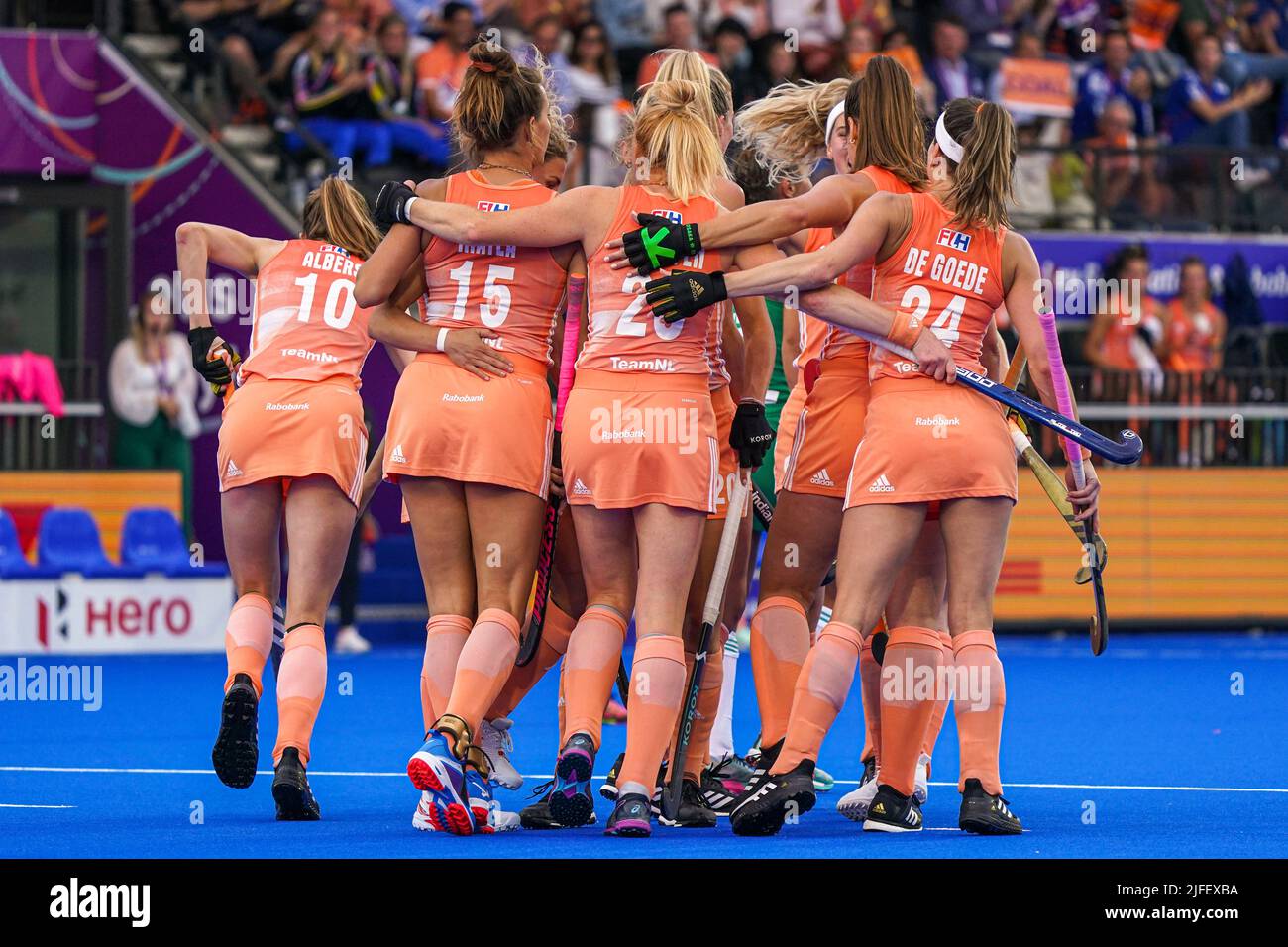 AMSTELVEEN, NETHERLANDS - JULY 2: Frederique Matla of Netherlands ...