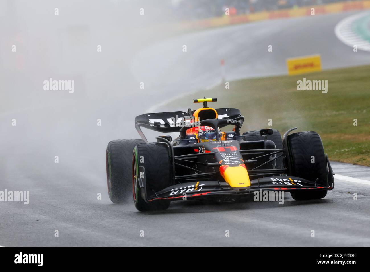 11 PEREZ Sergio (mex), Red Bull Racing RB18, action during the Formula 1 Lenovo British Grand ...
