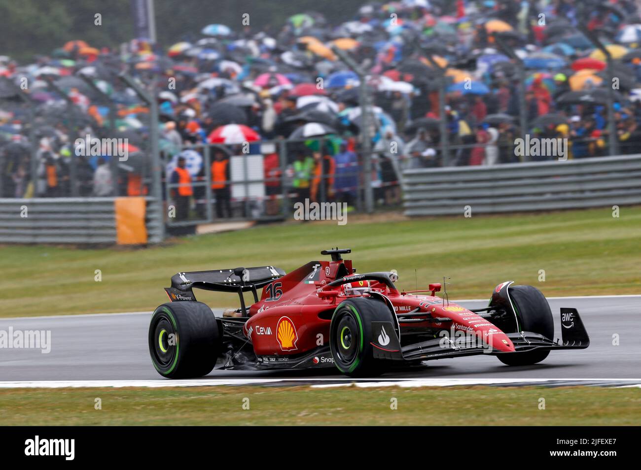 16 LECLERC Charles (mco), Scuderia Ferrari F1-75, action during the ...