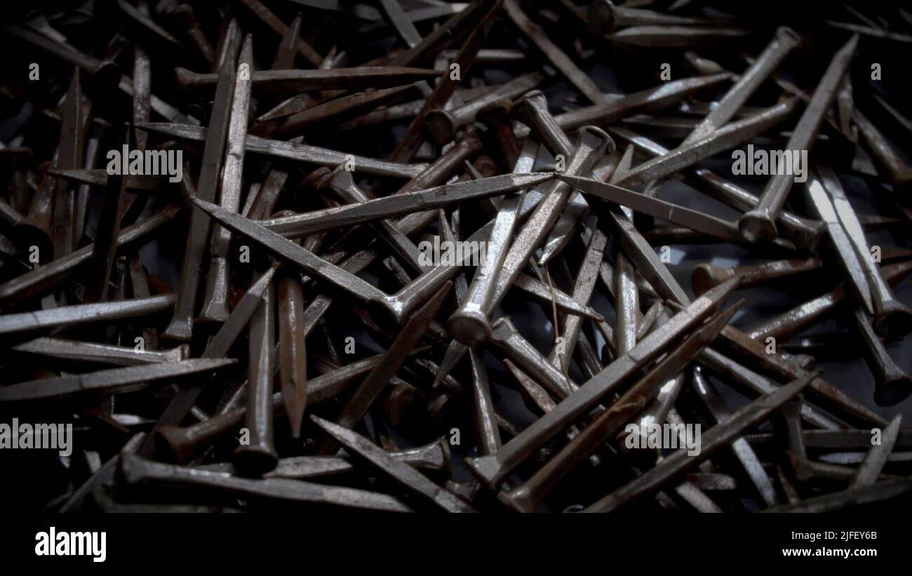 Spike nails on old hi-res stock photography and images - Alamy