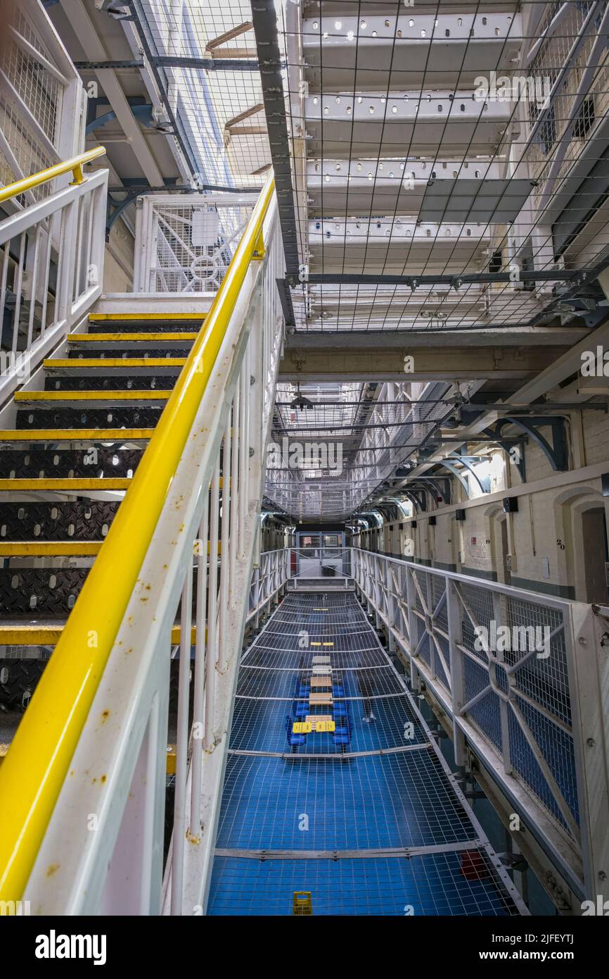 Inside prison england hi-res stock photography and images - Alamy