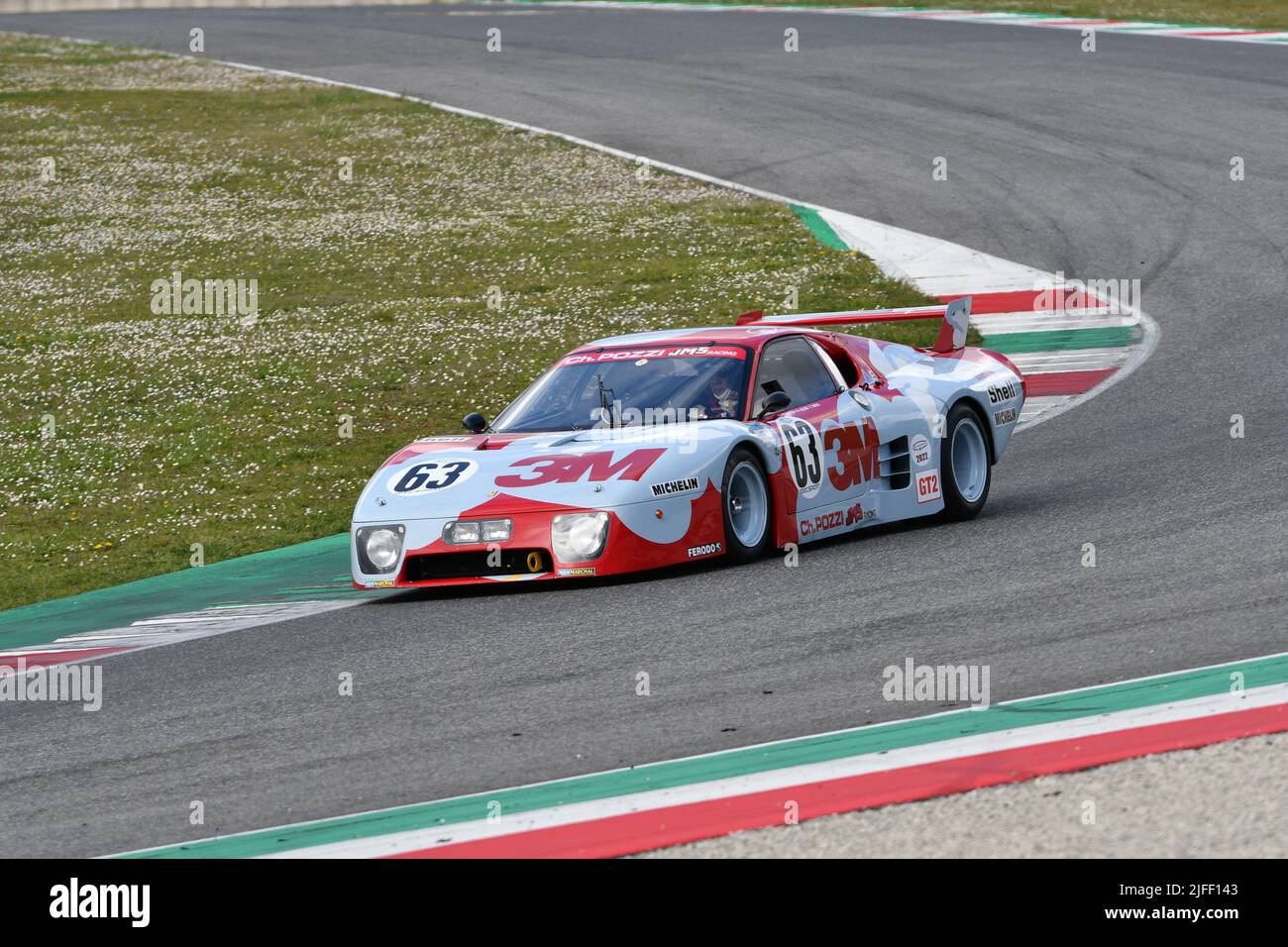 Scarperia, 3 April 2022: Ferrari 512 BB LM Le Mans 1979 3M in action ...