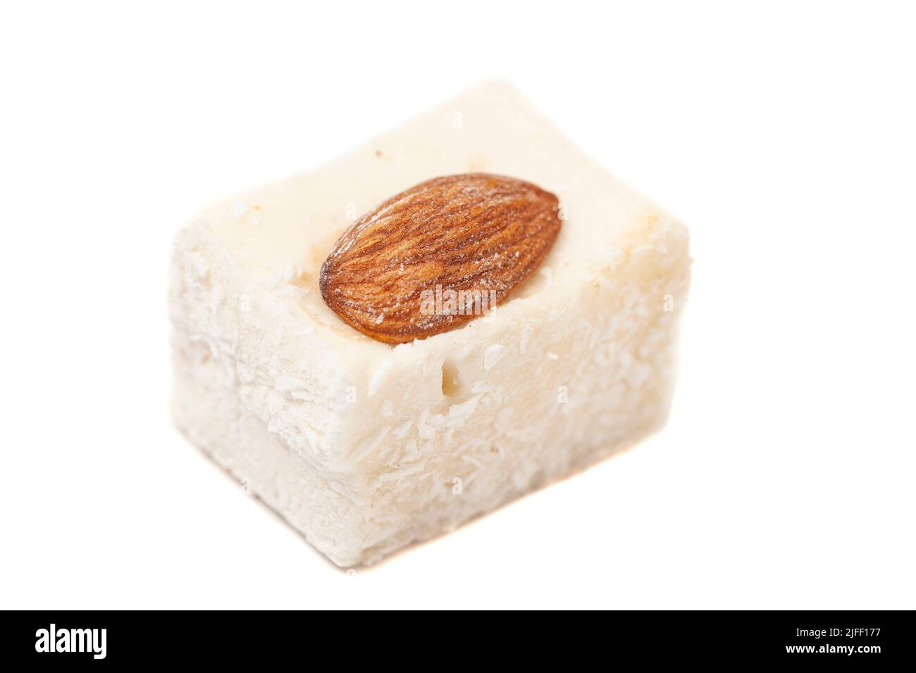 Cube of traditional oriental sweets isolated on white background Stock ...