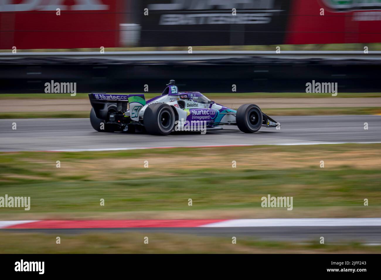 Lexington, OH, USA. 1st July, 2022. TAKUMA SATO (51) of Tokyo, Japan ...