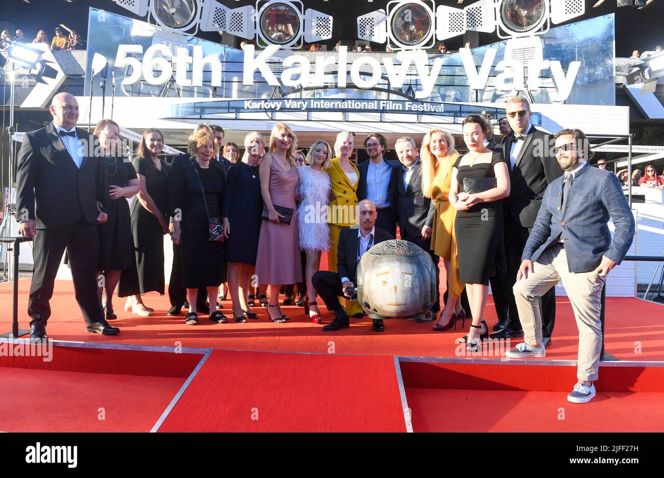 Prague, Czech Republic. 02nd July, 2022. Delegation to the competition ...