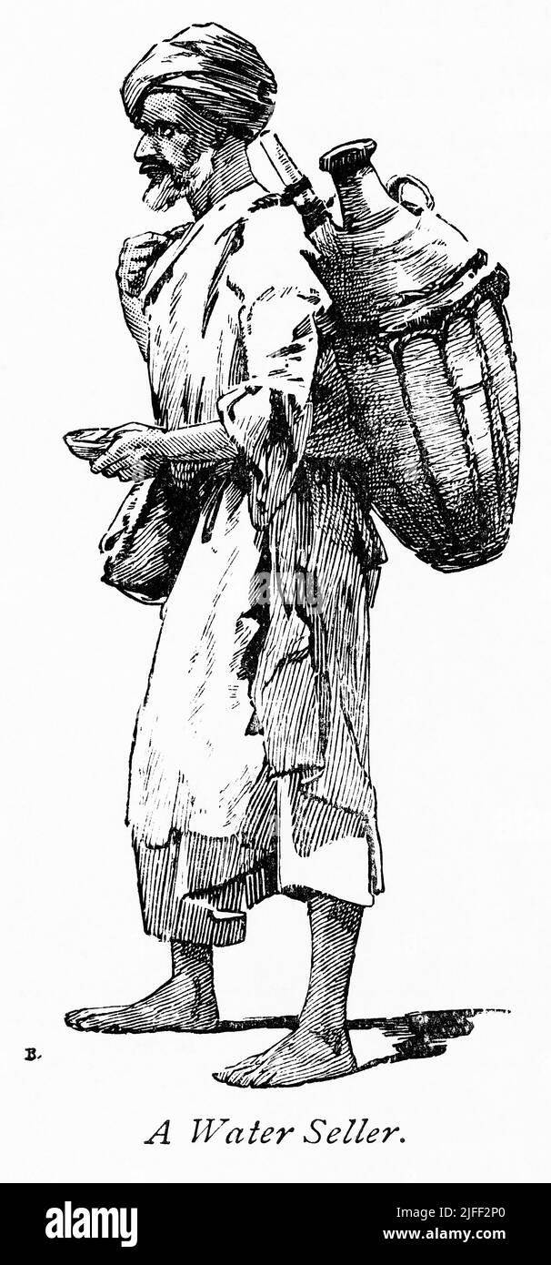 Arab merchant illustration Black and White Stock Photos & Images - Alamy