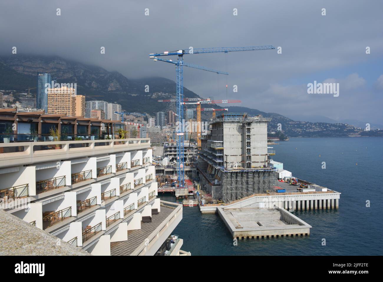 Construction site, Monaco Stock Photo - Alamy