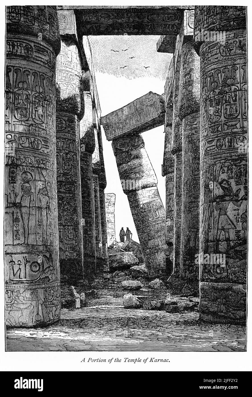 Karnac temple Black and White Stock Photos & Images - Alamy