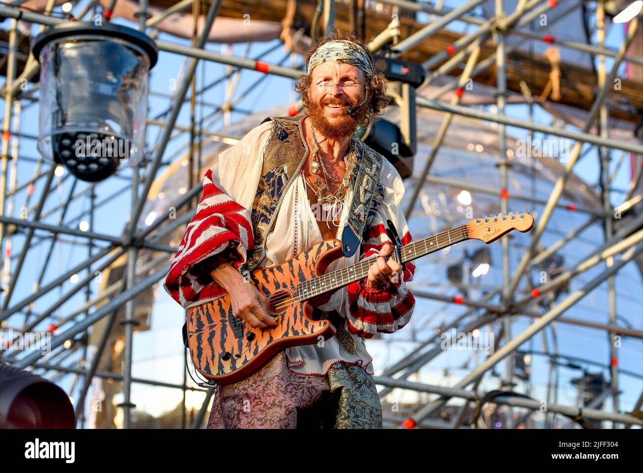 Lorenzo Cherubini "Jovanotti" during the Italian singer Music Concert ...