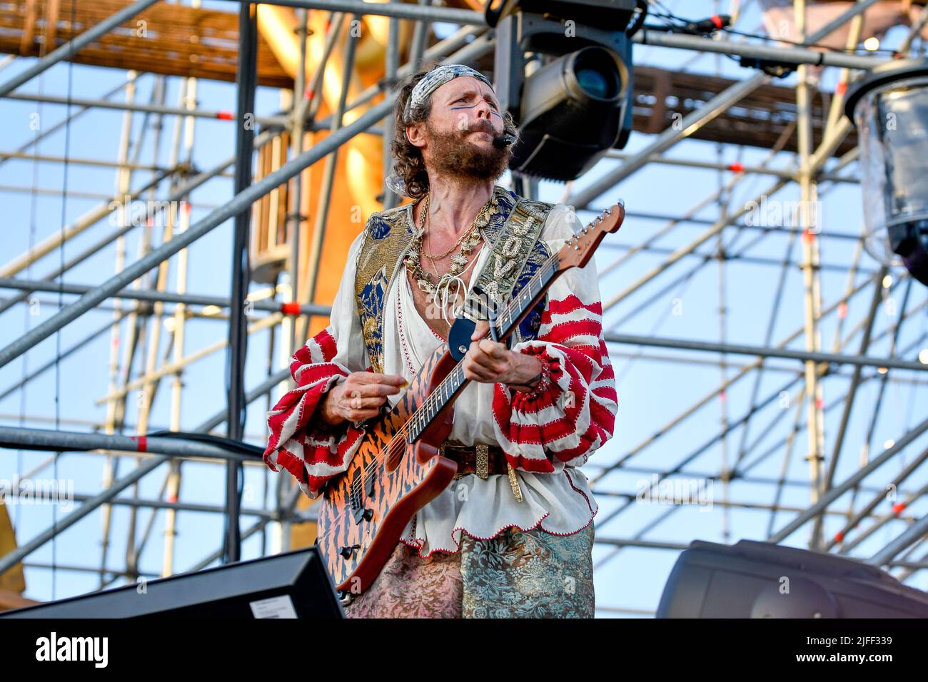 Lorenzo Cherubini "Jovanotti" during the Italian singer Music Concert ...