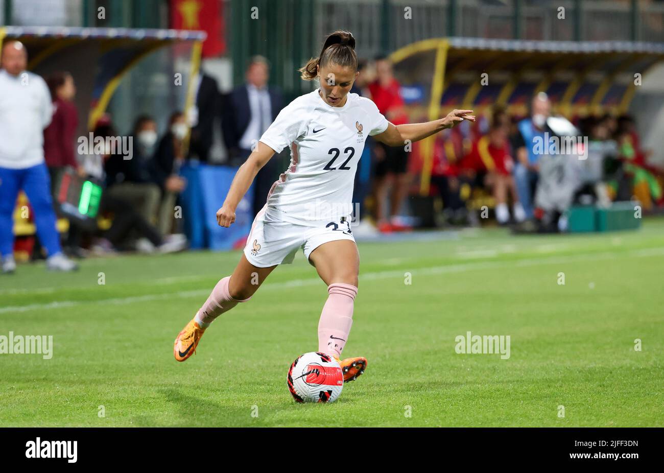 Eve Perisset of France during the International Women's Friendly ...