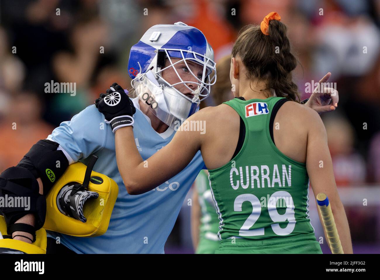 AMSTERDAM - Ayeisha McFerran (Ireland) and Deidre Duke (Ireland) (lr ...