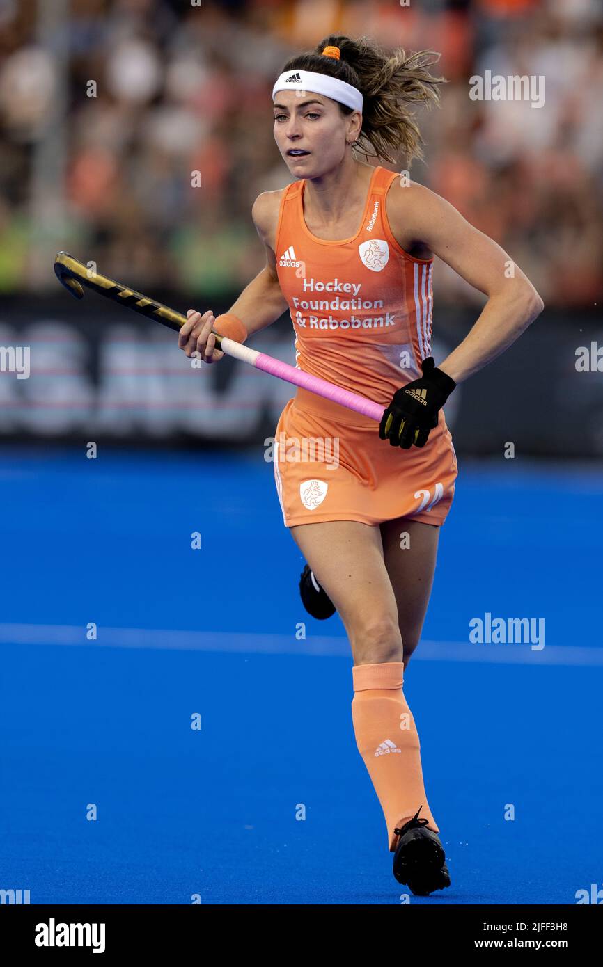 AMSTERDAM - Eva de Goede during the match between the Netherlands and ...