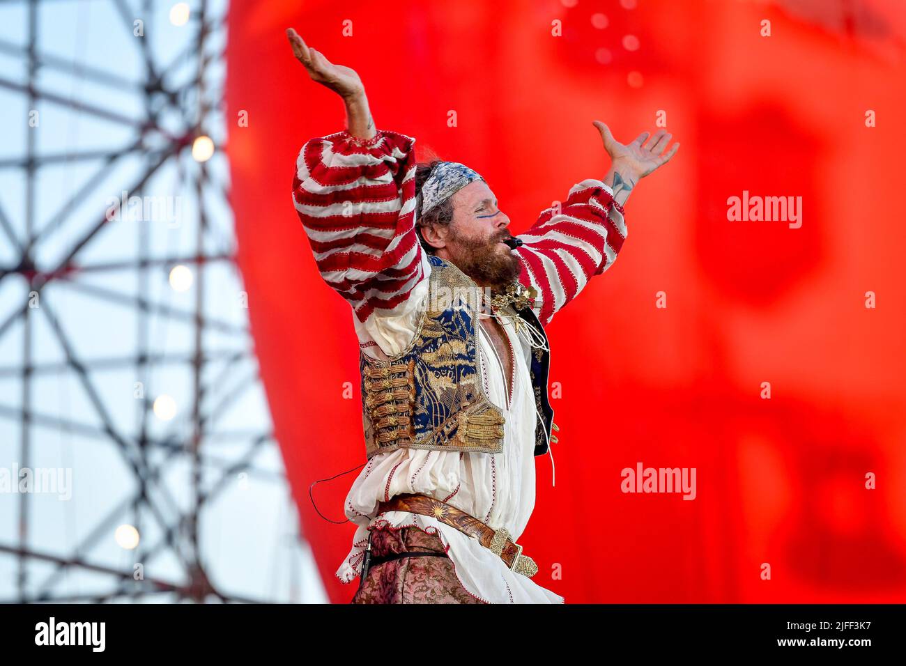 Arena concerti, Lignano Sabbiadoro, Italy, July 02, 2022, Lorenzo ...