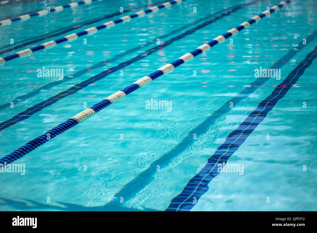 Swimming pool for the swim meet Stock Photo - Alamy