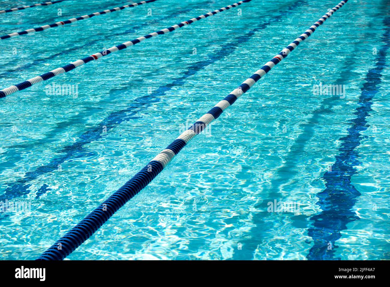 Swimming pool for the swim meet Stock Photo - Alamy