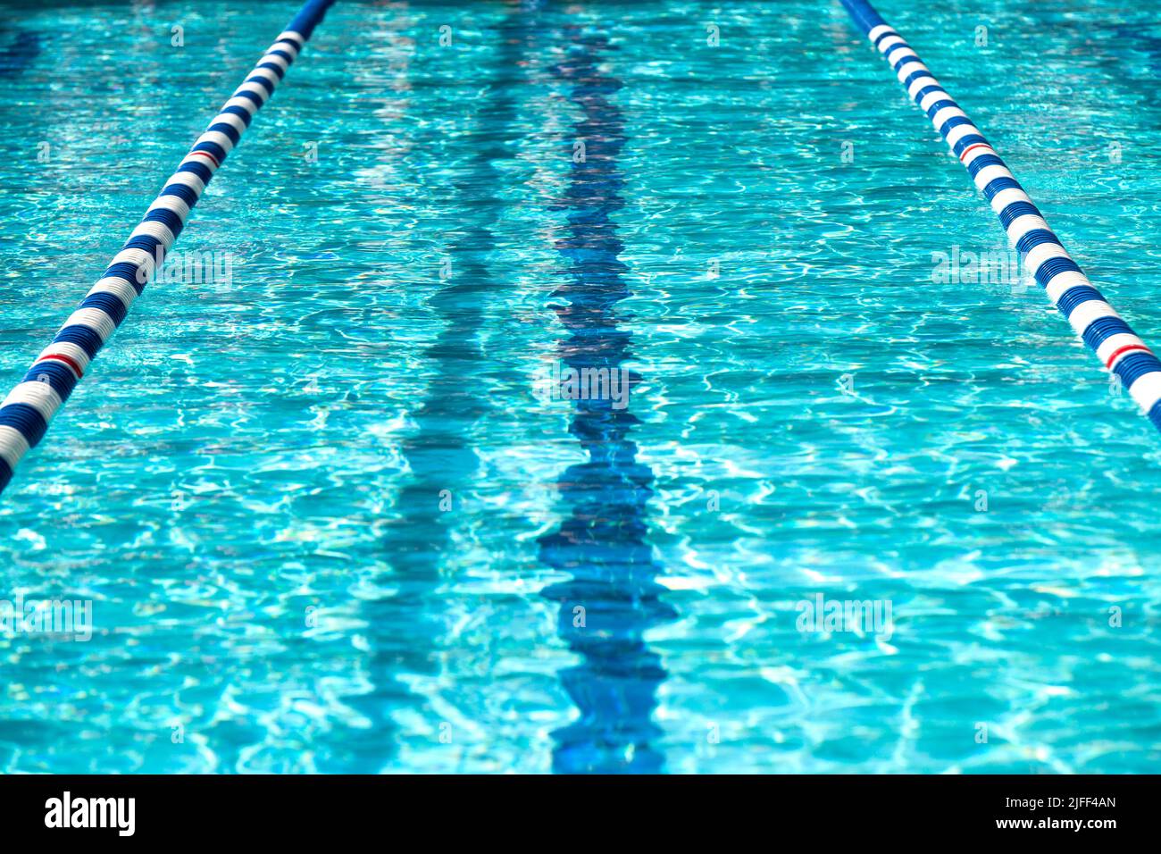 Swimming pool for the swim meet Stock Photo - Alamy