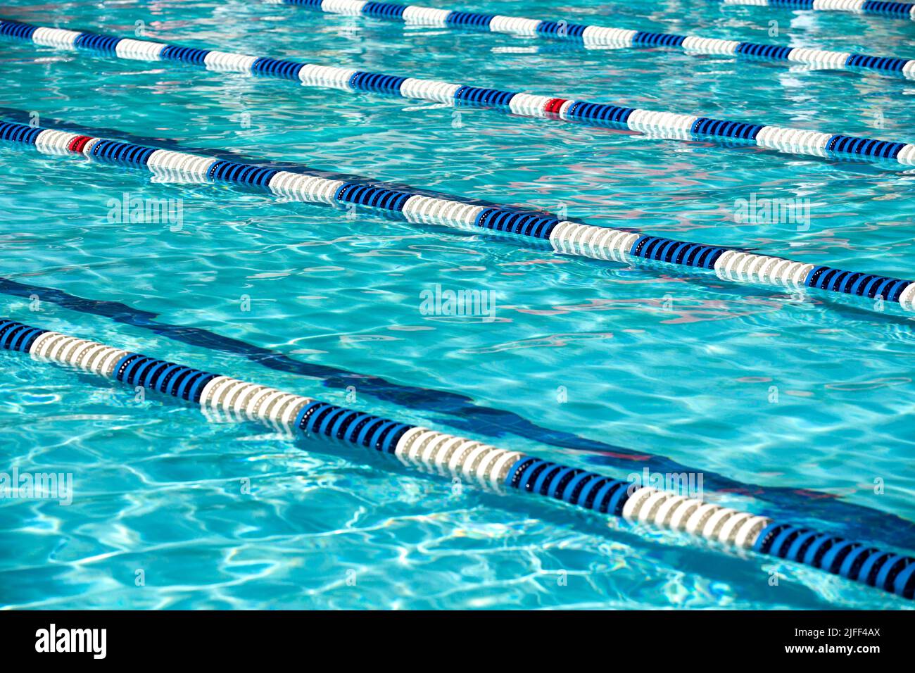 Swimming pool for the swim meet Stock Photo - Alamy