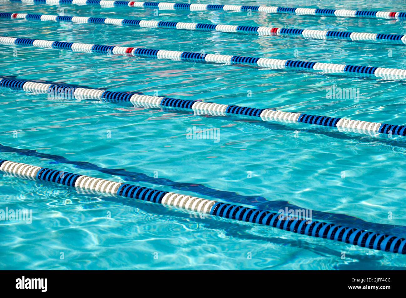Swimming pool for the swim meet Stock Photo - Alamy