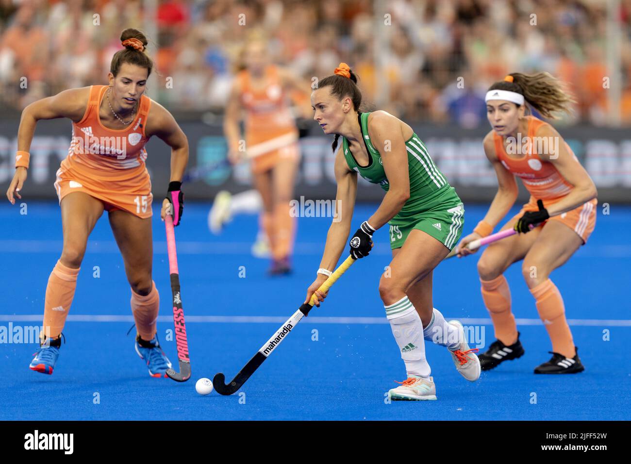 AMSTERDAM - Frederique Matla, Ellen Curran (Ireland) and Eva de Goede ...