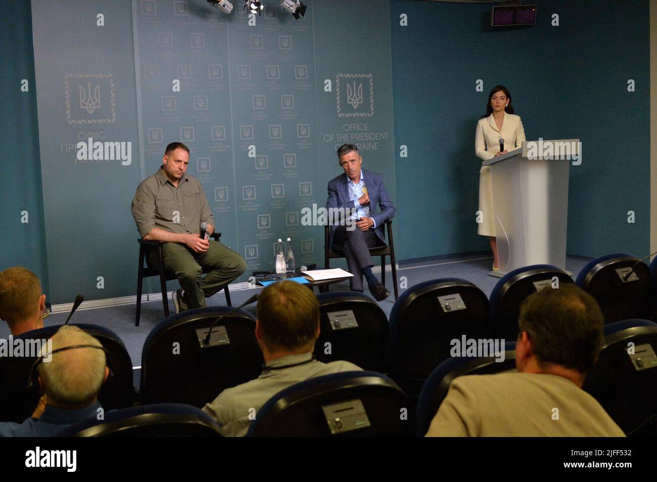 Non Exclusive: KYIV, UKRAINE - JULY 01, 2022 - Head of the Office of ...