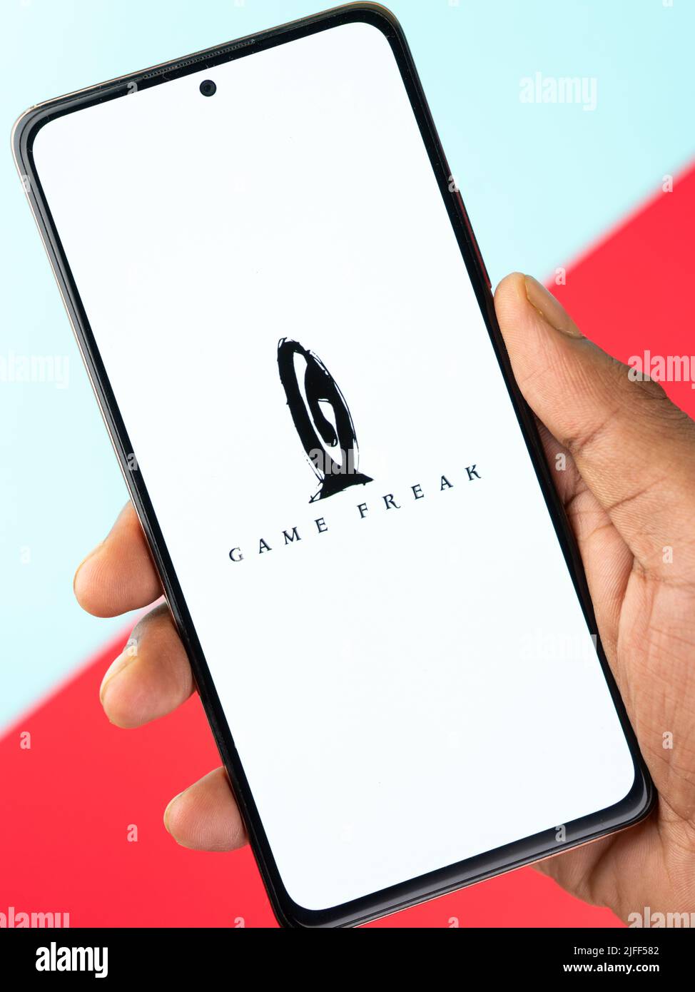 Game freak logo hi-res stock photography and images - Alamy