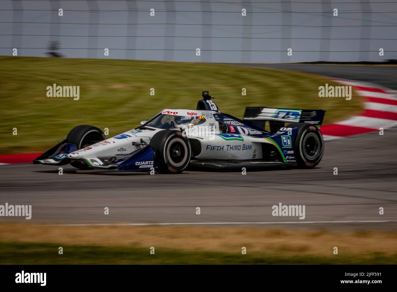 Lexington, OH, USA. 1st July, 2022. GRAHAM RAHAL (15) of New Albany ...