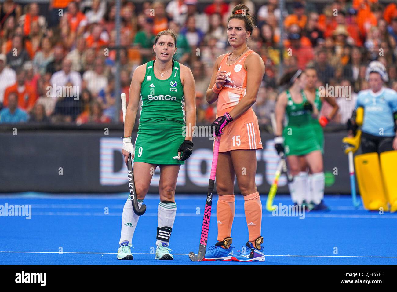AMSTELVEEN, NETHERLANDS - JULY 2: Frederique Matla of Netherlands ...
