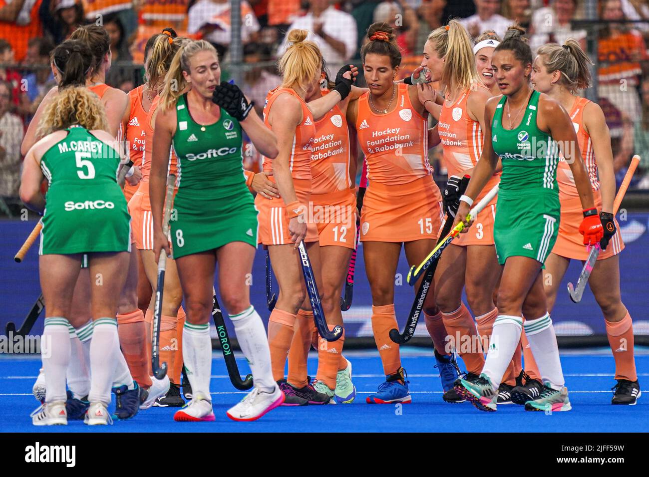 AMSTELVEEN, NETHERLANDS - JULY 2: Frederique Matla of Netherlands ...