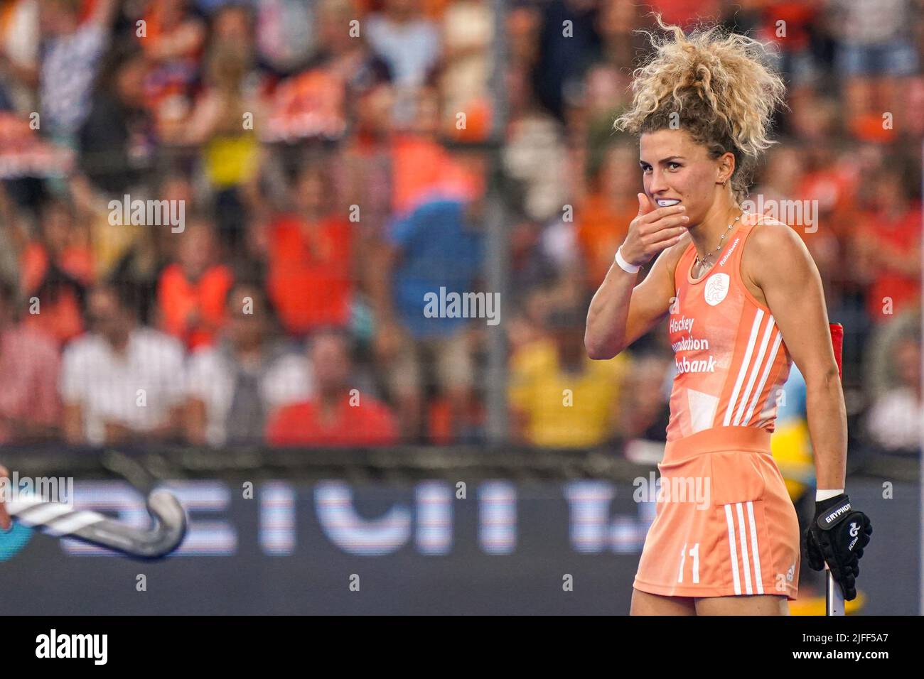 AMSTELVEEN, NETHERLANDS - JULY 2: Maria Verschoor of Netherlands during ...