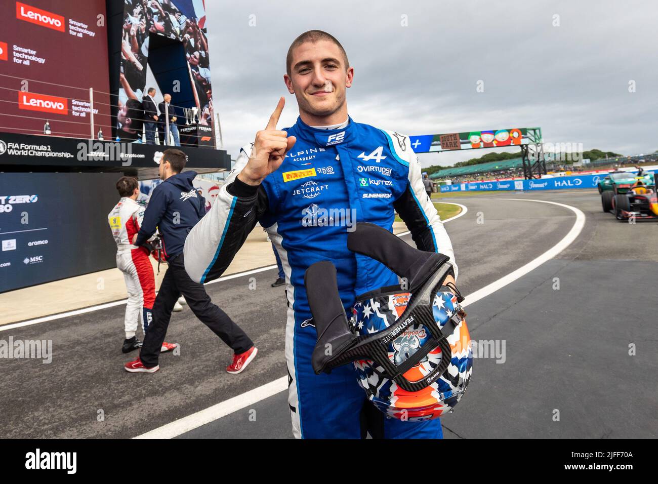 DOOHAN Jack (aus), UNI-Virtuosi Racing, Dallara F2, portrait during the ...