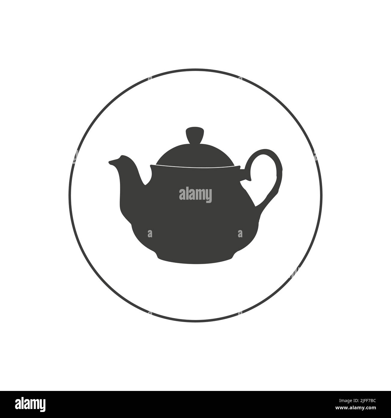 Teapot Icon Vector Simple design on white background eps 10 Stock ...