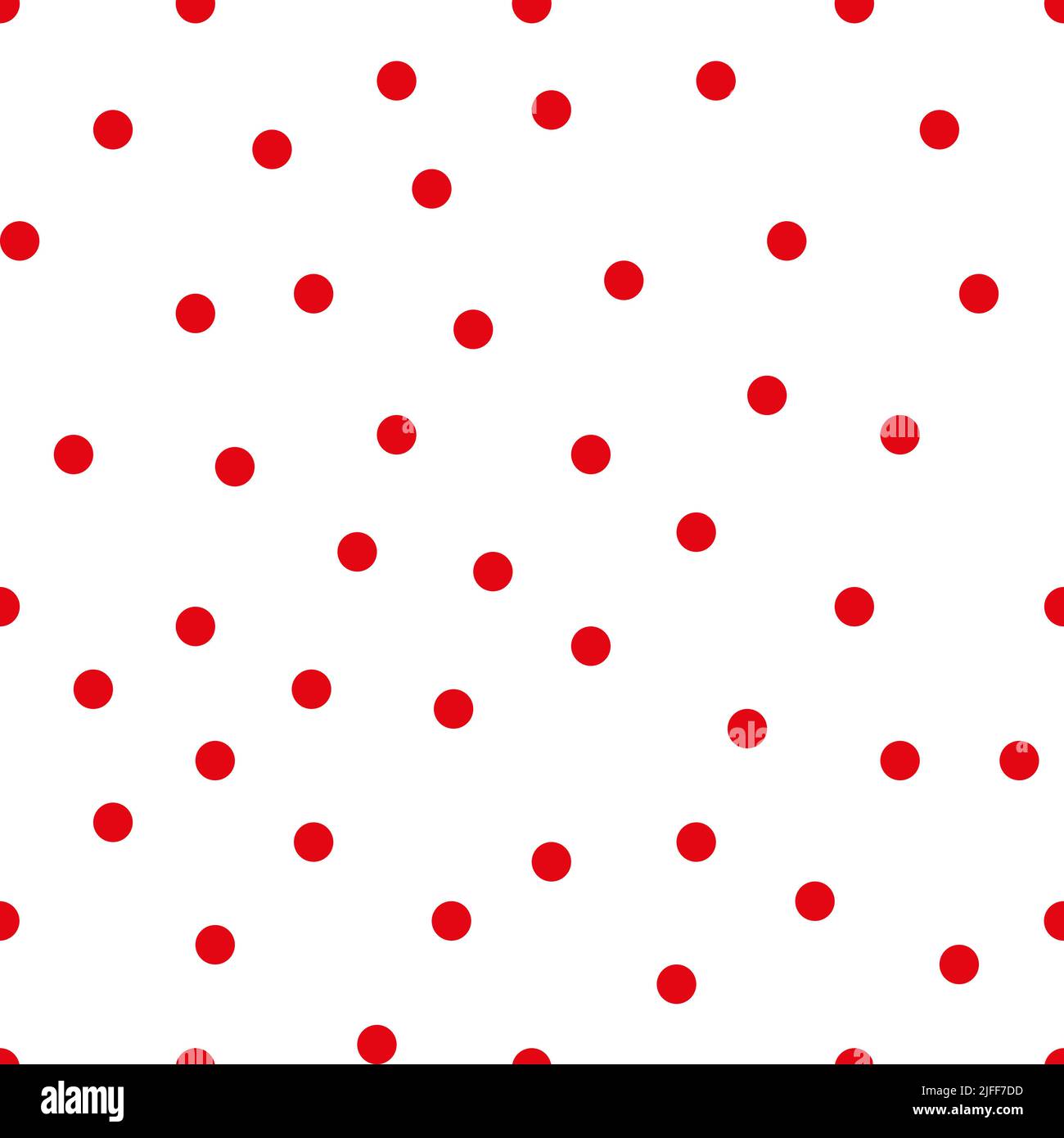 Seamless abstract pattern with circles and dots of red color ...