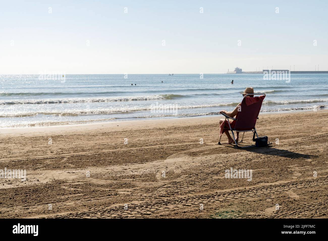 Sunbathing one tourist 2022 hi-res stock photography and images - Alamy