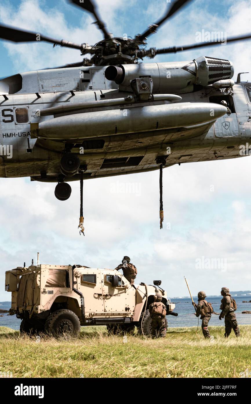 U.S. Marines with Combat Logistics Battalion 31, 31st Marine ...