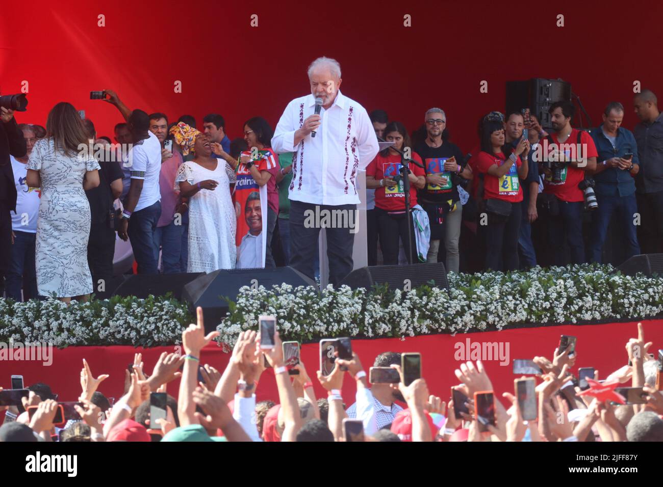 Luiz Inácio Lula da Silva participates at event celebrating Bahia's ...